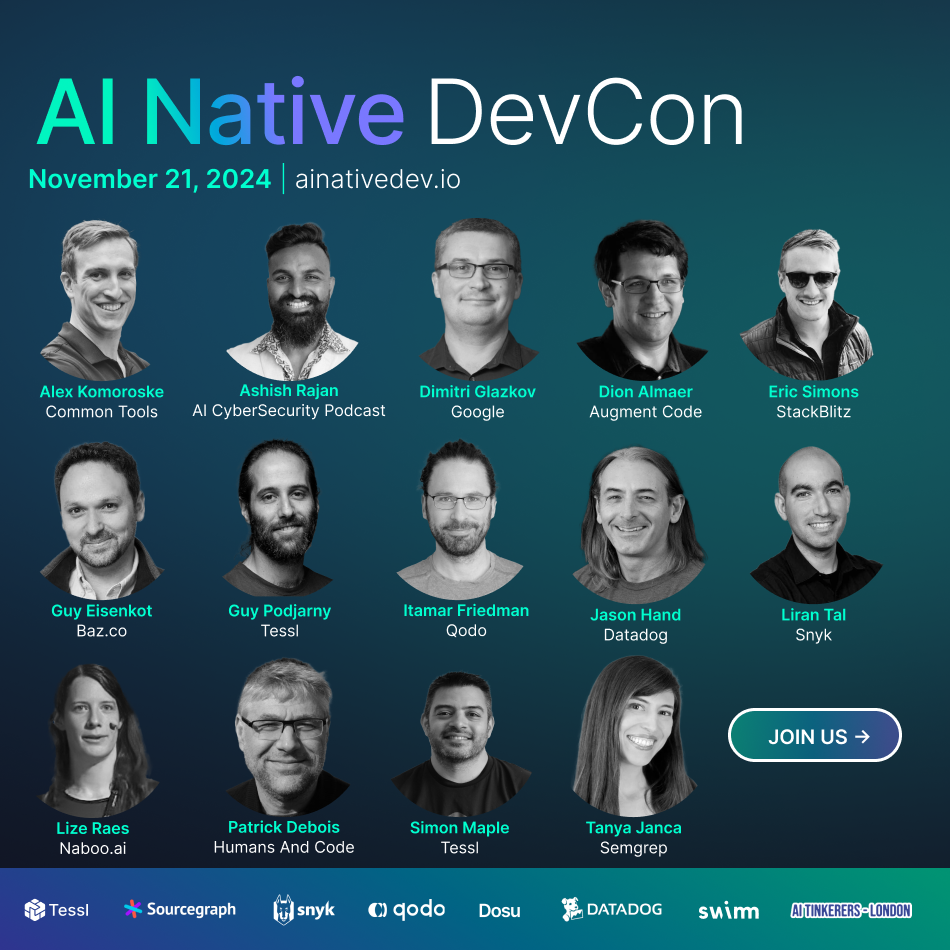 AI Native Dev Con // 21st November [AI Tinkerers - London]